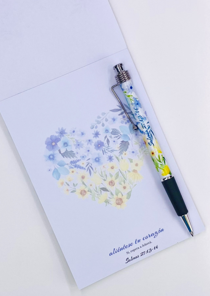 CLC Chile | NOTEPAD + BOLÍGRAFO | Y ALIÉNTESE TU CORAZÓN