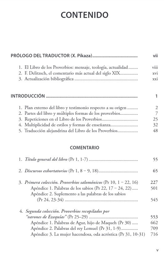 CLC Chile | PROVERBIOS | COMENTARIO AL TEXTO HEBREO DEL ANTIGUO TESTAMEN