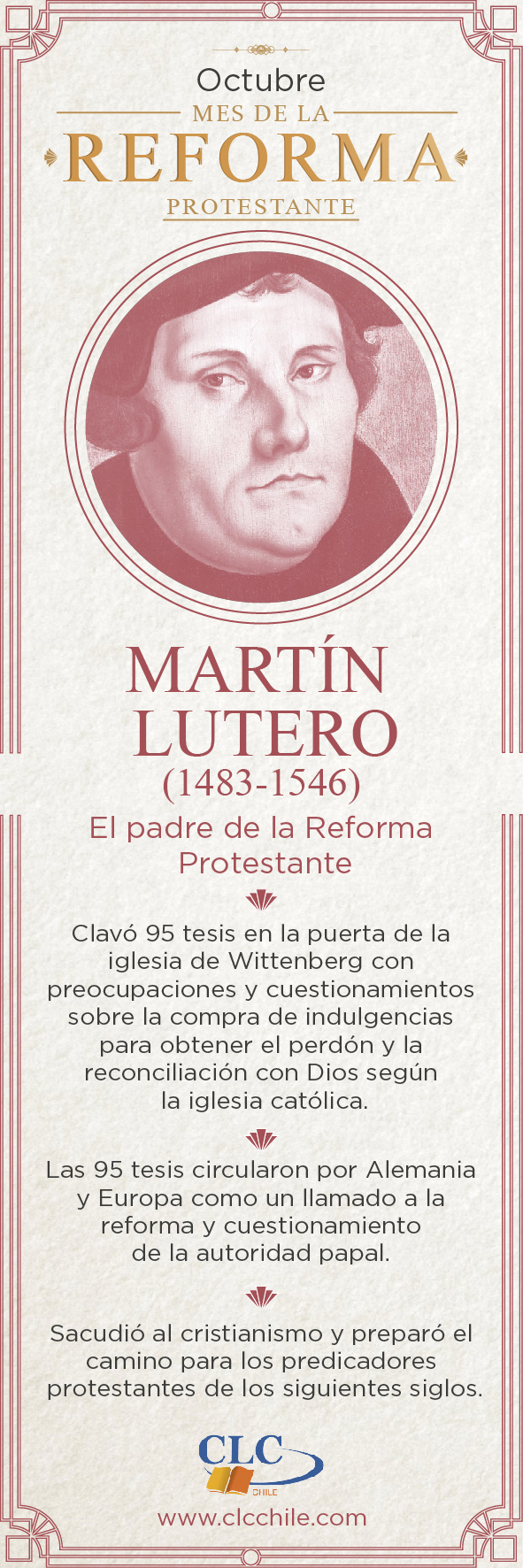 CLC Chile | MARCADORES REFORMA PROTESTANTE